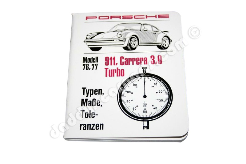 Porsche 911 Carrera 3.0 1976 - 1977 Typen Maße Toleranzen